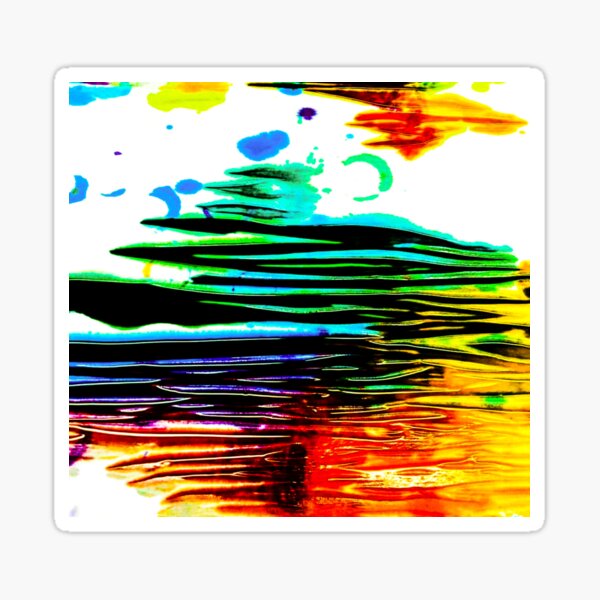 "Tie Dye Puddle" Sticker for Sale by sarahkathart90 | Redbubble