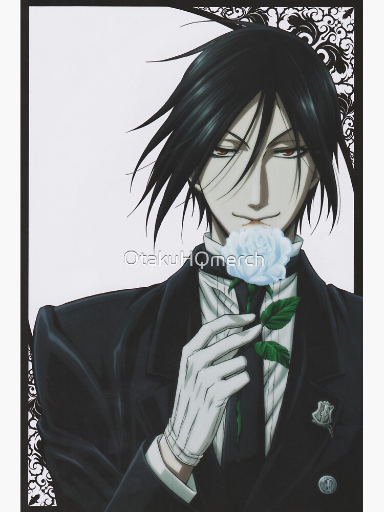 "Black Butler merchandise | Sebastian Michaelis " Sticker for Sale by ...