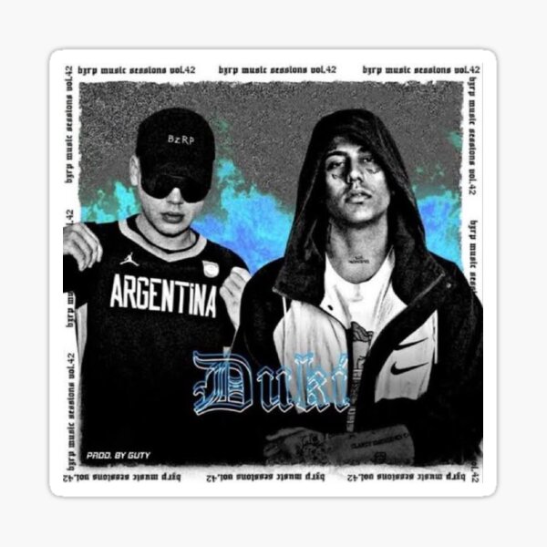 "DUKI BIZARRAP SESSION" Sticker for Sale by javibernal | Redbubble