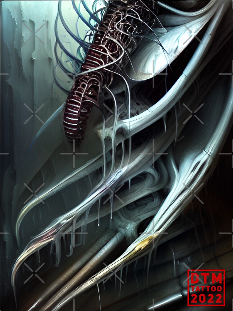 "Two bio organic creatures" Sticker for Sale by dtmtattoo | Redbubble