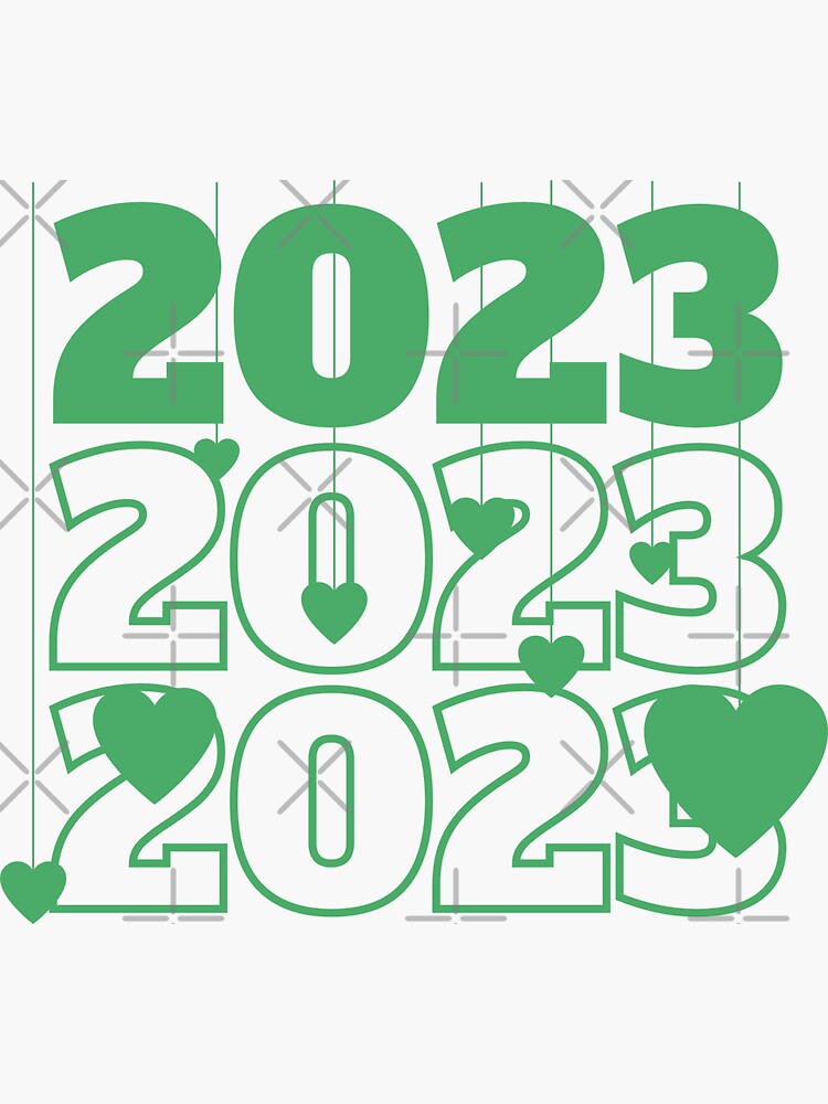 " Welcome 2023,New Year 2023,Year 2023" Sticker for Sale by ...