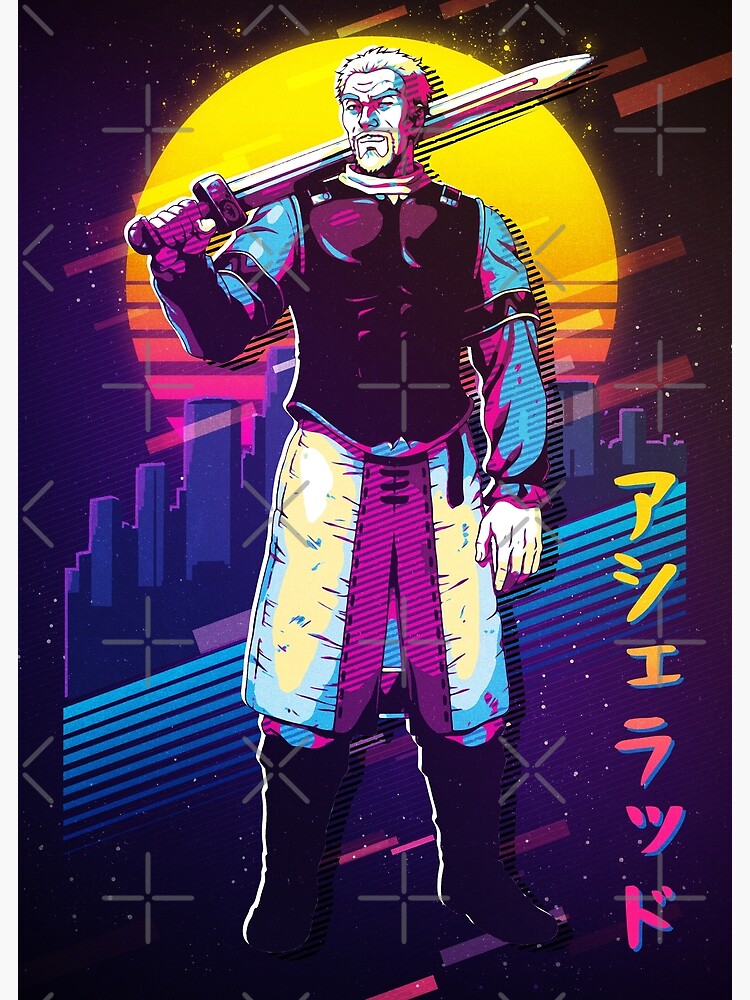 "Vinland Saga - Askeladd " Poster for Sale by 80sRetroArt | Redbubble