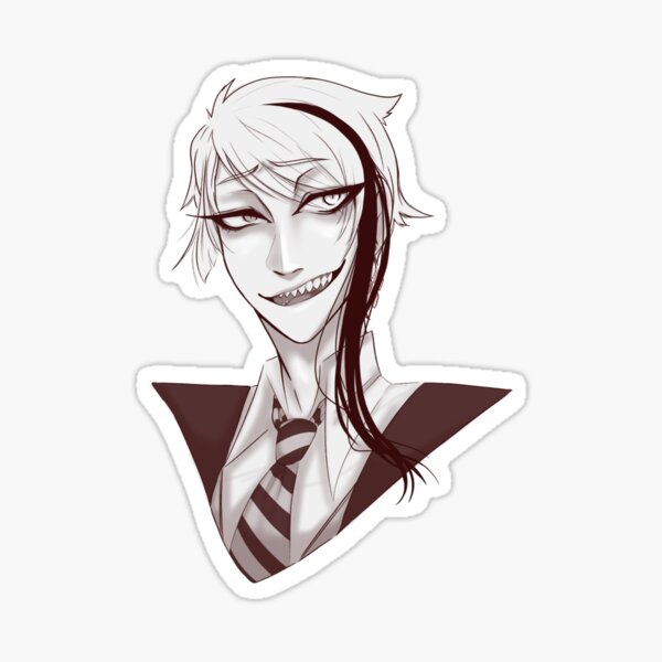 "Smirking" Sticker for Sale by VisceraKing | Redbubble