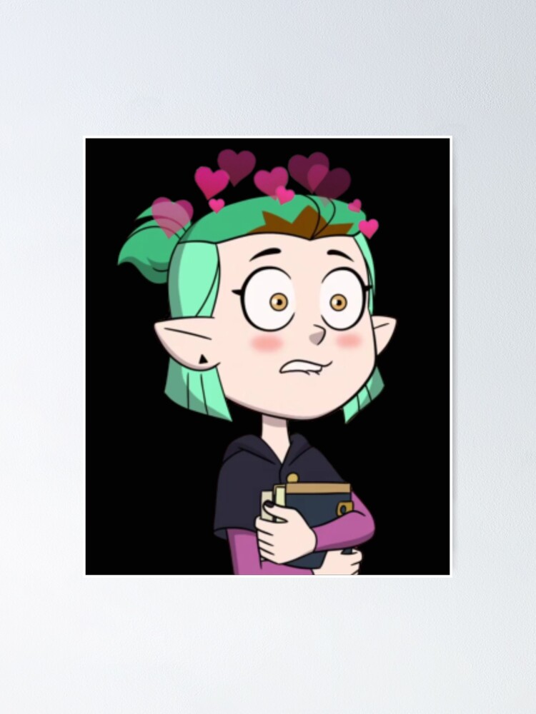 "amity blight blushing the owl house " Poster for Sale by OrinMiller ...