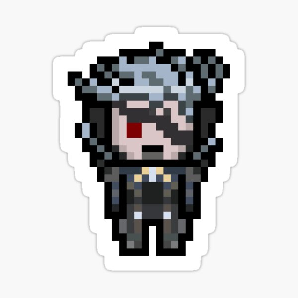 "Raiden Danganronpa Pixel" Sticker for Sale by DarkforceIsaac | Redbubble