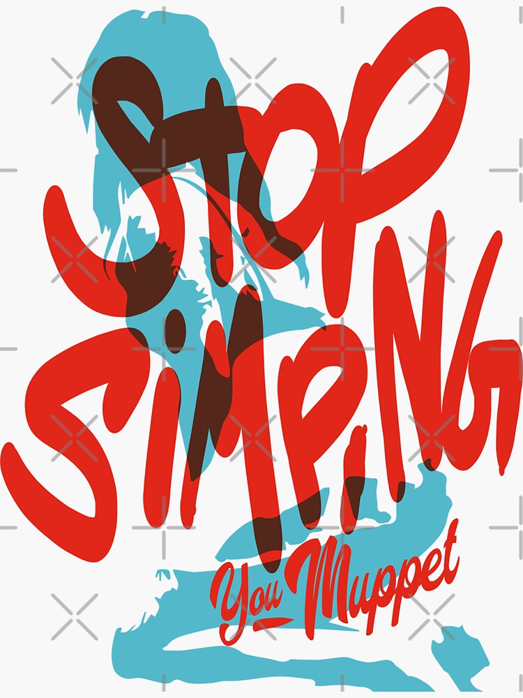 "Stop simping, No Simp" Sticker for Sale by StayWokeKings | Redbubble
