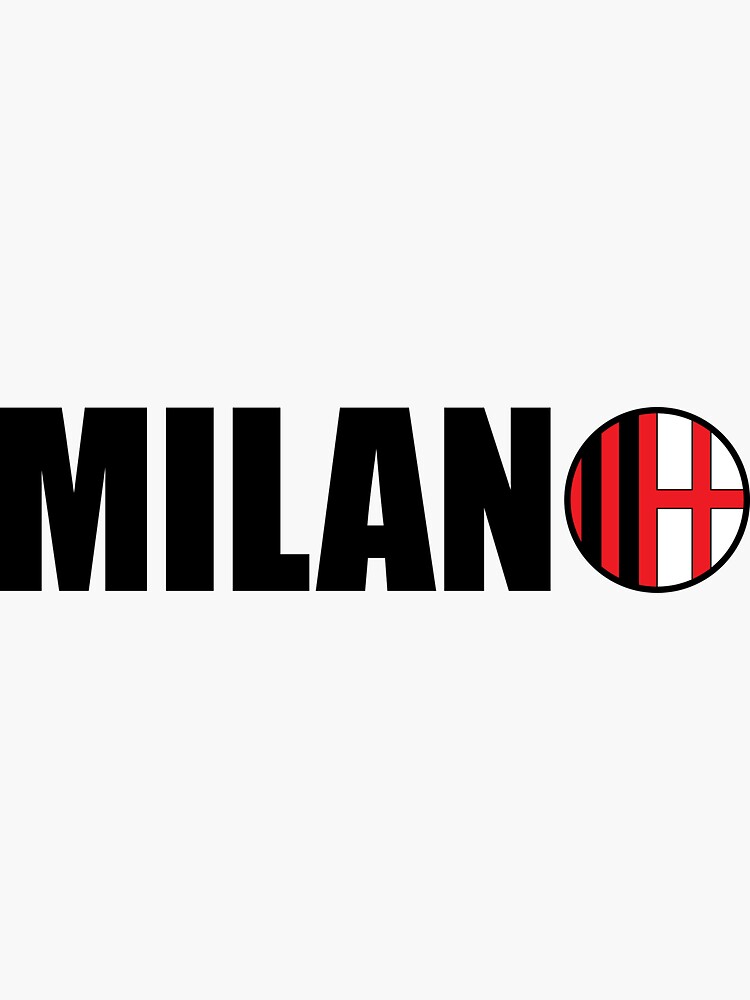 "Milan" Sticker for Sale by DMac4 | Redbubble