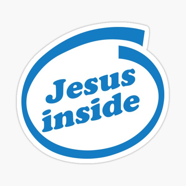 "Jesus Inside" Sticker for Sale by AwarDesignsErie | Redbubble