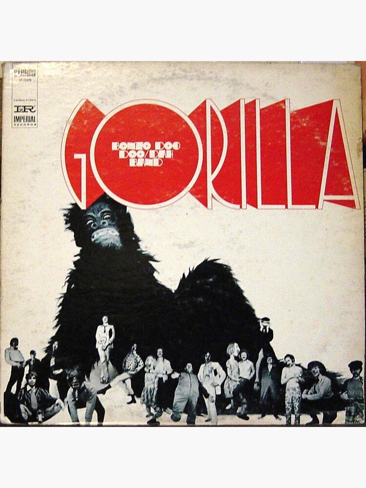 "Bonzo Dog Doo Dah Band Gorilla Poster" Sticker for Sale by estabracmt ...