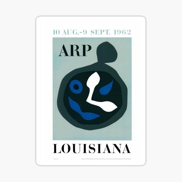 "Jean Arp, 1962" Sticker for Sale by johnclarks | Redbubble