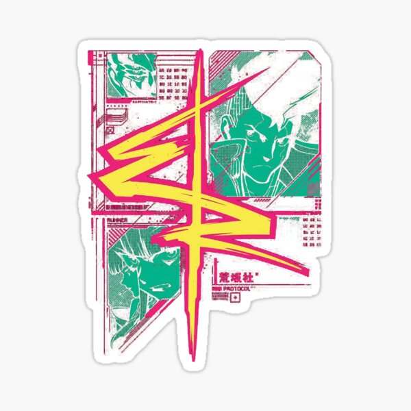 "Cyberpunk Edgerunners" Sticker for Sale by Ruthowers | Redbubble