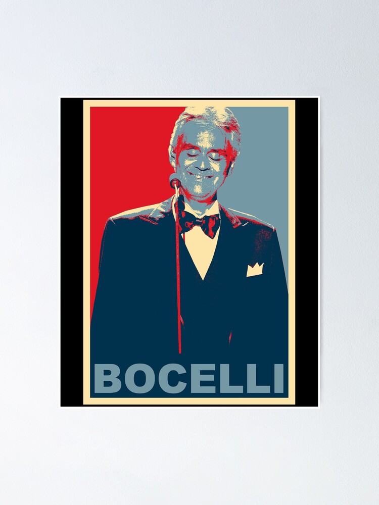 "Andrea Bocelli" Poster for Sale by Jemmasnow | Redbubble