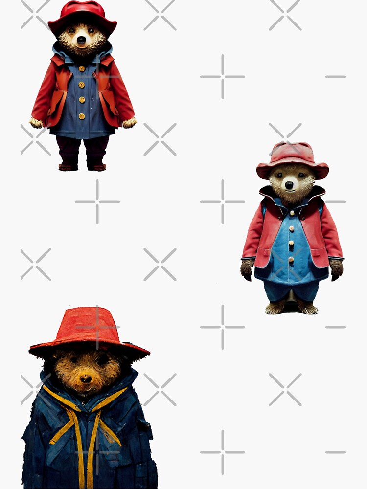 "Paddington Bear Sticker Collection " Sticker for Sale by Brontox ...