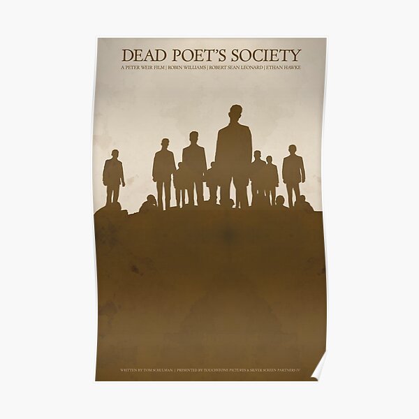 "Dead POets Society Poster" Poster for Sale by santosaweird | Redbubble