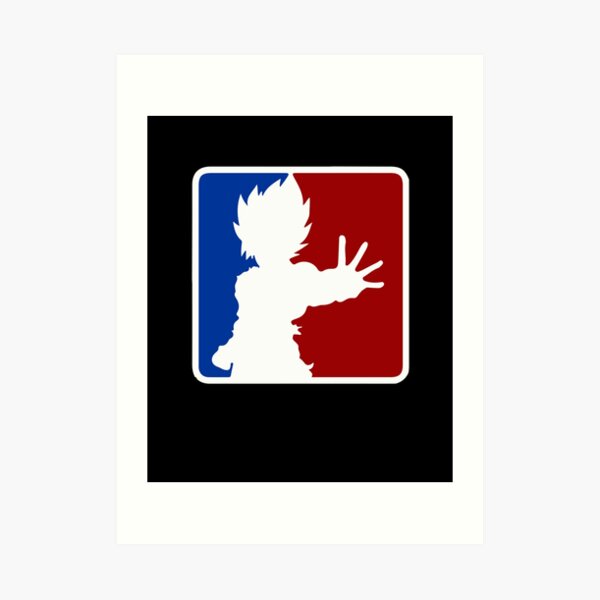 "Vegeta Dragon Ball Z Nba Logo " Art Print for Sale by lashonrnl ...