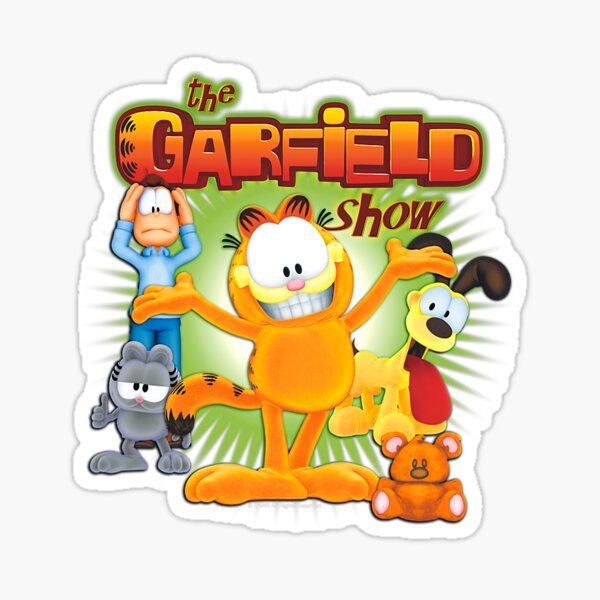 "Garfield The Garfield Show" Sticker for Sale by bradick9eky1 | Redbubble