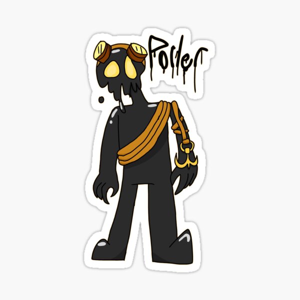 "Bendy Porter, Bendy Ink Machine, Bendy and the Dark Revival" Sticker ...