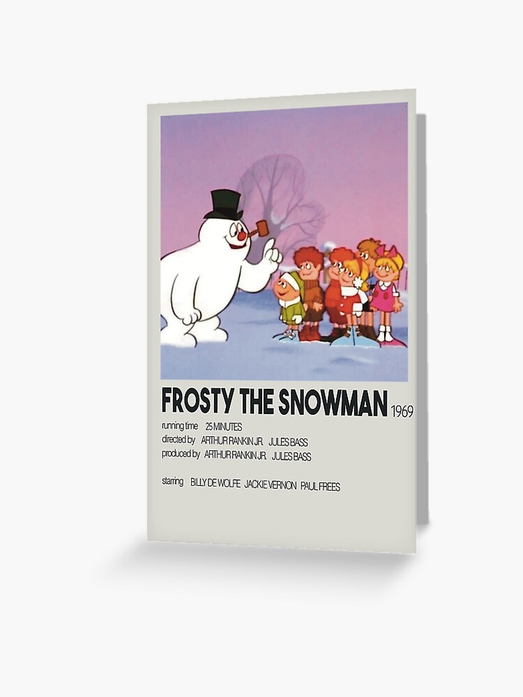 Frosty The Snowman Movie Frosty The Snowman 50th Anniversary Poster
