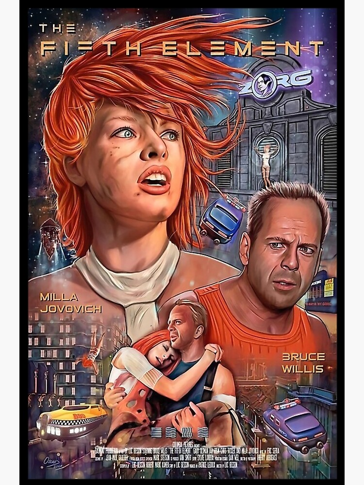 "THE FIFTH ELEMENT" Poster for Sale by reidkatrin | Redbubble
