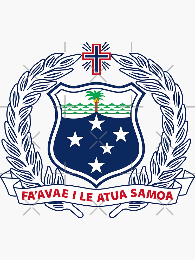 "Samoan Islander | Samoa" Sticker for Sale by Kwibo691 | Redbubble