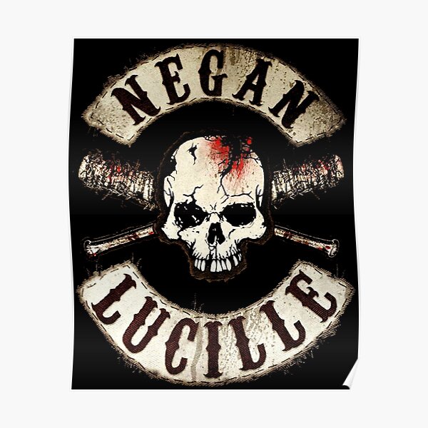 "NEGAN" Poster for Sale by biopiblino | Redbubble