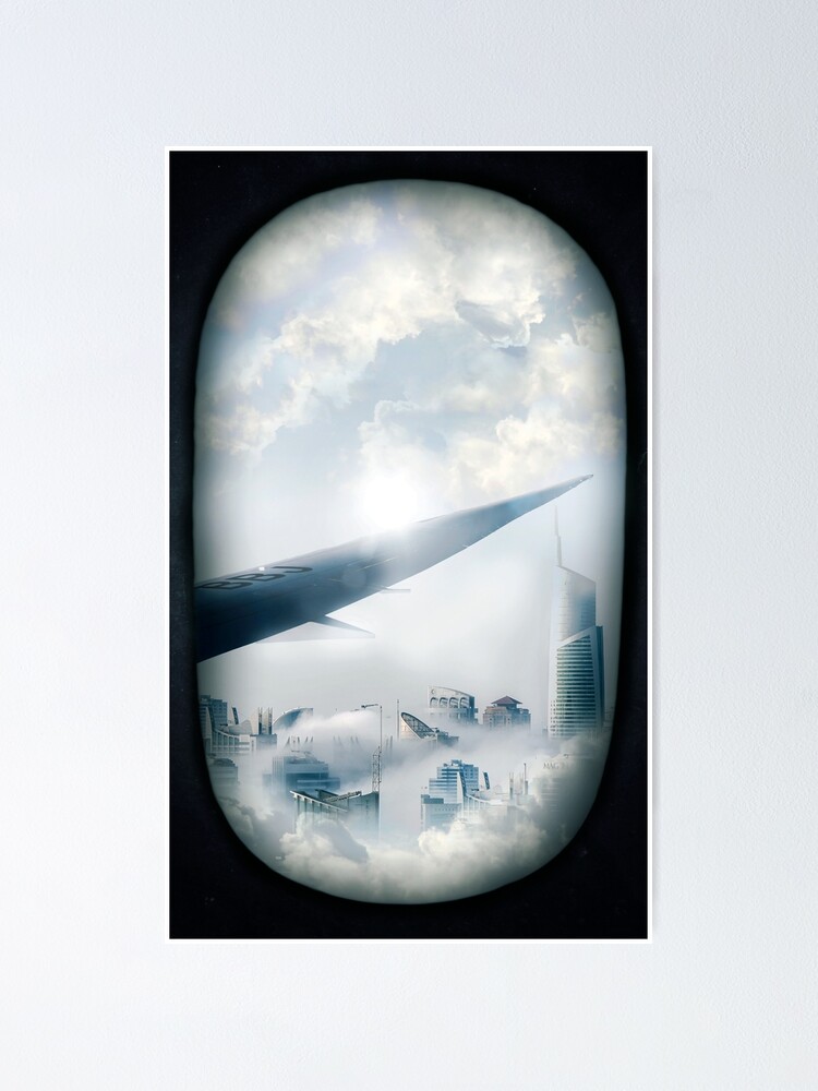 "Airplane Window" Poster for Sale by TortillaChief | Redbubble