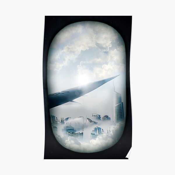 "Airplane Window" Poster for Sale by TortillaChief | Redbubble