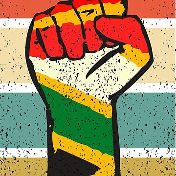 "Amandla Power Fist" Sticker for Sale by SwankySwan | Redbubble