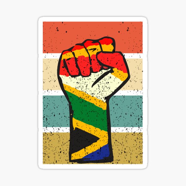 "Amandla Power Fist" Sticker for Sale by SwankySwan | Redbubble