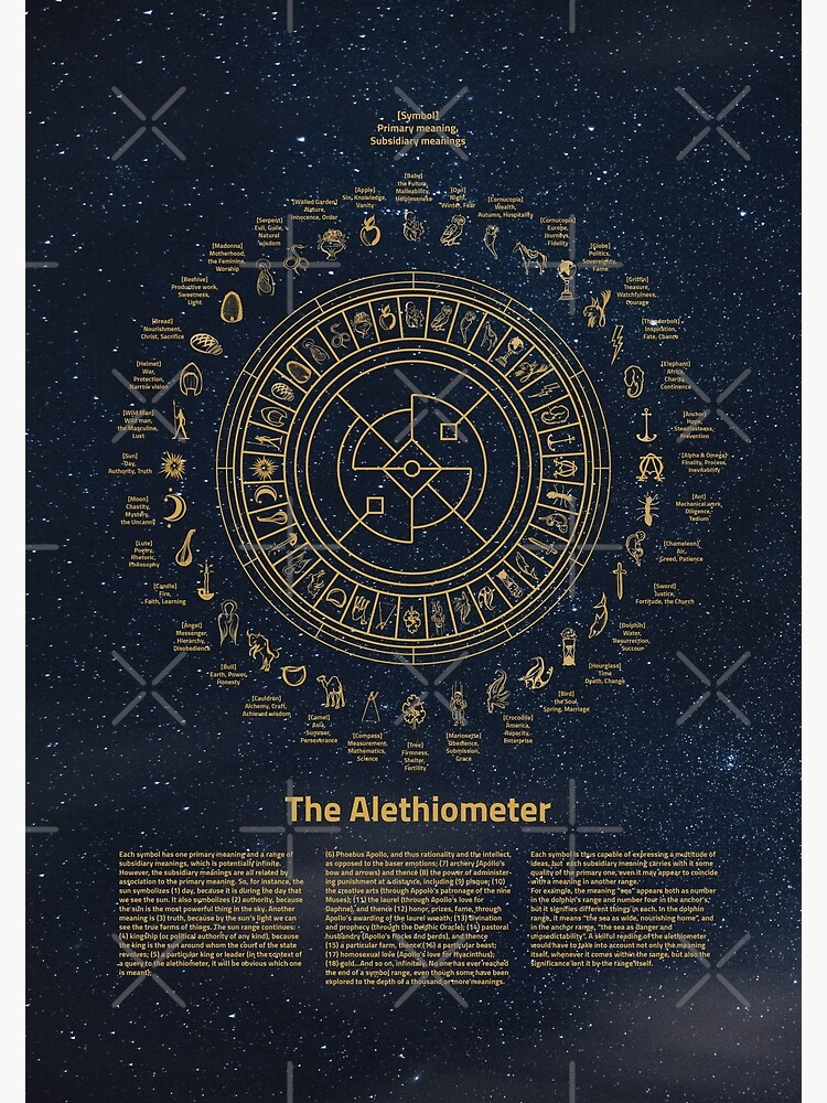 "Symbols of the Alethiometer" Poster for Sale by Coloor | Redbubble