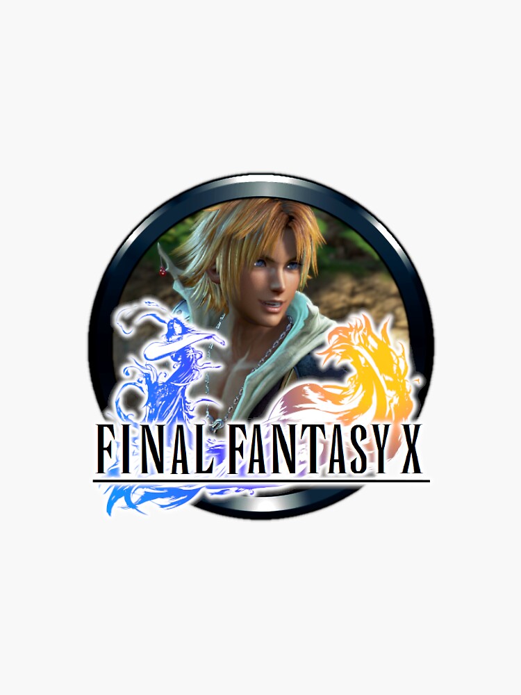 "Final Fantasy X logo" Sticker for Sale by FirzeCrescent | Redbubble