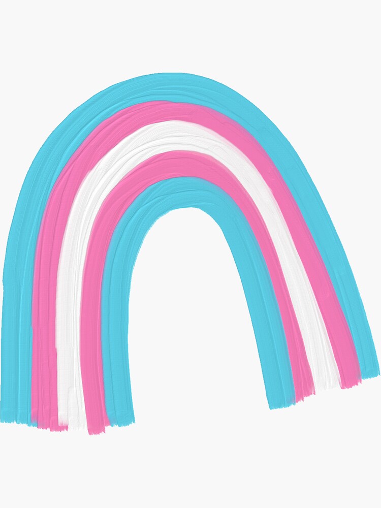 "Transgender pride rainbow" Sticker for Sale by IndigoAvenue | Redbubble