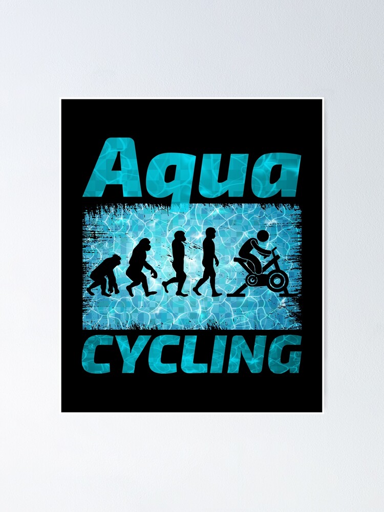 "Aqua Cycling Swimming Pool Fitness Training Evolution" Poster for Sale ...