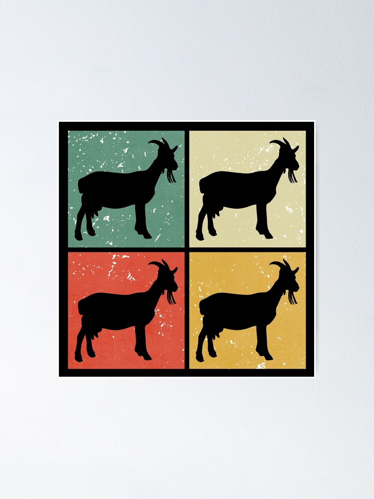 "goat - goats" Poster for Sale by Cosmateus | Redbubble