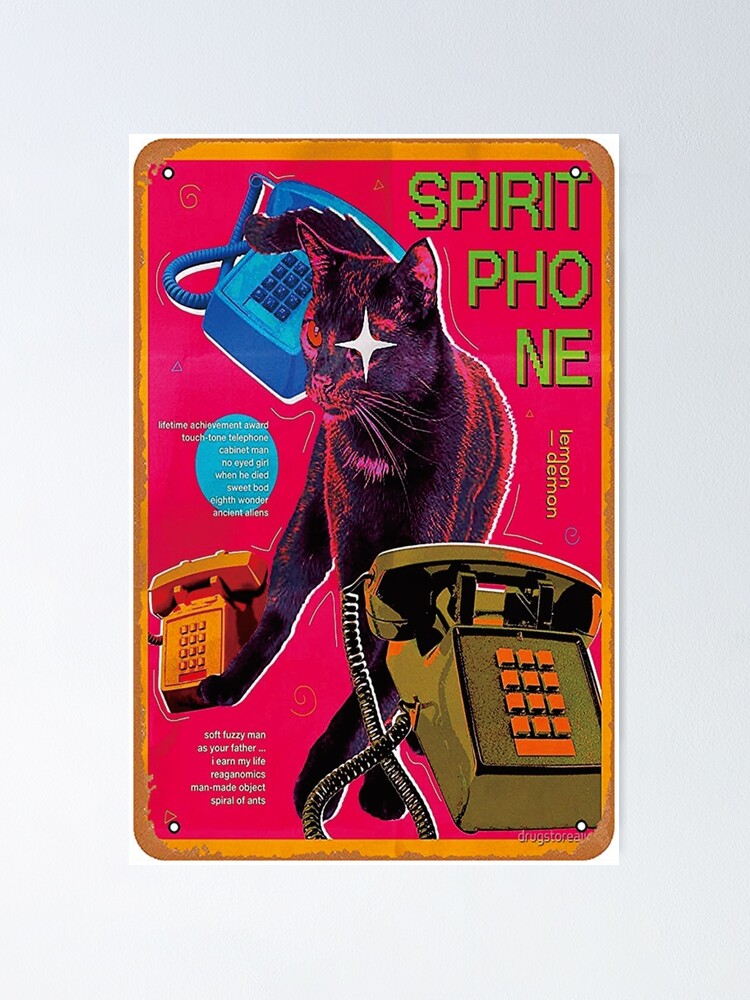 "spirit phone - lemon demon Poster" Poster for Sale by danielshapiro45 ...