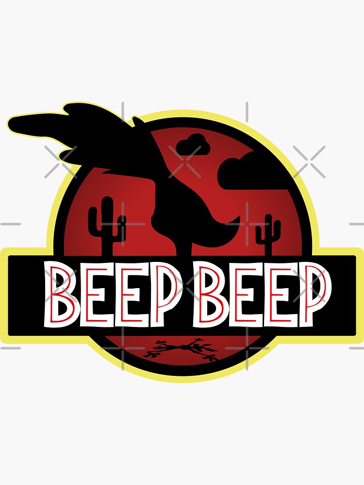"Beep-Beep" Sticker by Caldofran | Redbubble