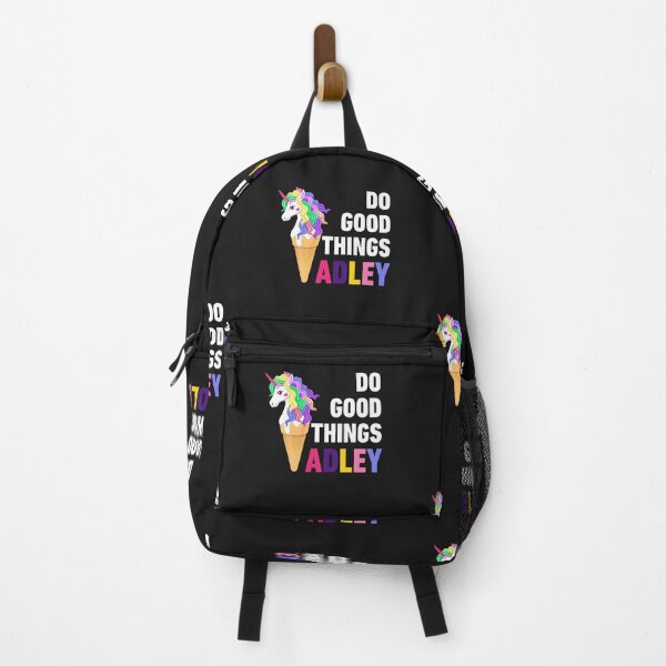"A For Adley - Do Good Things Adley " Backpack for Sale by Dinudi ...