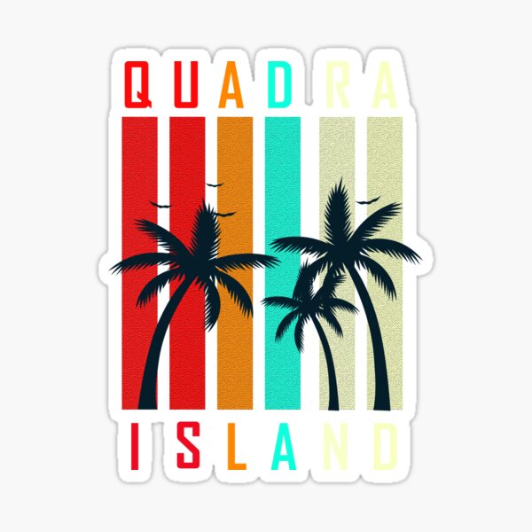 "Quadra island" Sticker for Sale by mihirilakmali | Redbubble