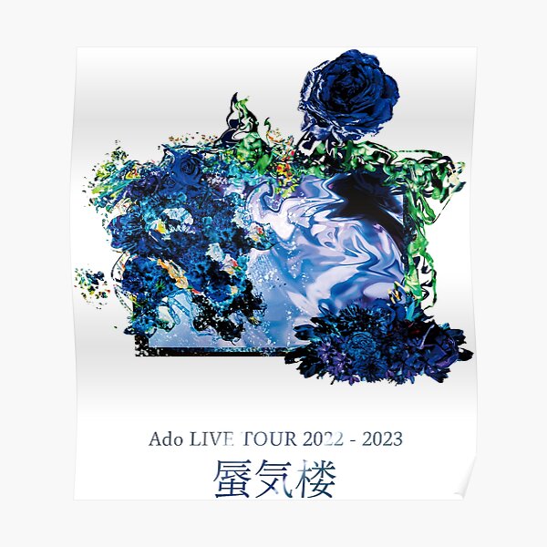 "Ado LIVE TOUR 2022-2023" Poster for Sale by theophileaubert | Redbubble