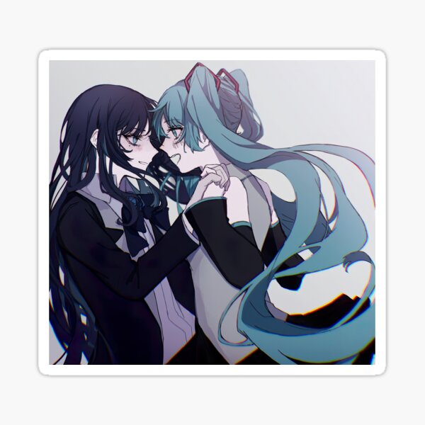 "Ado X Miku" Sticker for Sale by andreschwabnaum | Redbubble