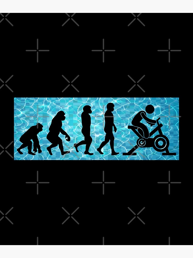 "Aqua Cycling Swimming Pool Fitness Training Evolution" Poster for Sale ...
