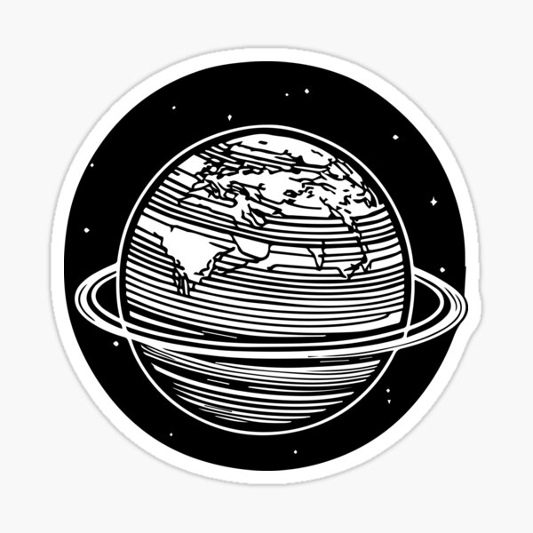 "space planet art" Sticker for Sale by DD215 | Redbubble