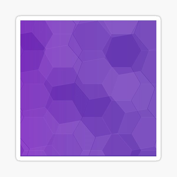 "Purple Hexagon Background" Sticker for Sale by ArtInfinity | Redbubble