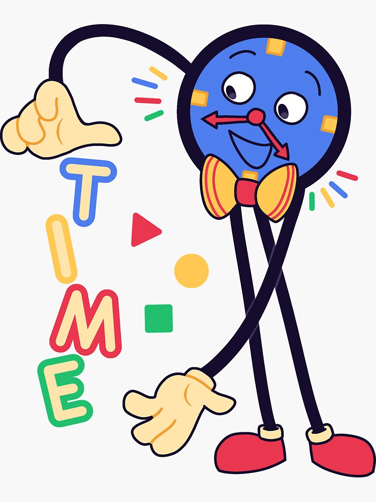 "DHMIS - Time" Sticker for Sale by gigglebytez | Redbubble