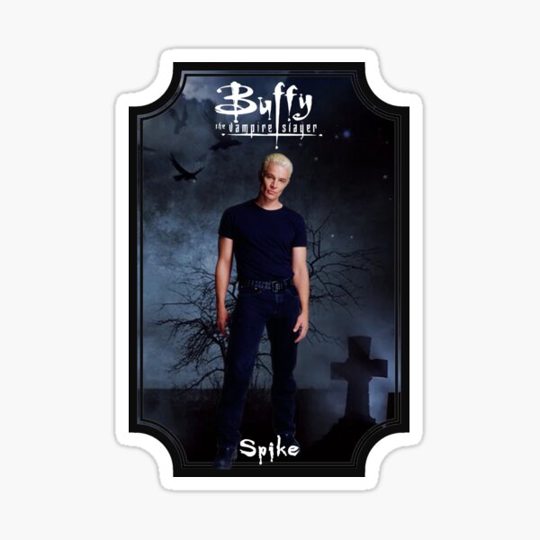 "BUFFY - SPIKE" Sticker for Sale by wadee | Redbubble