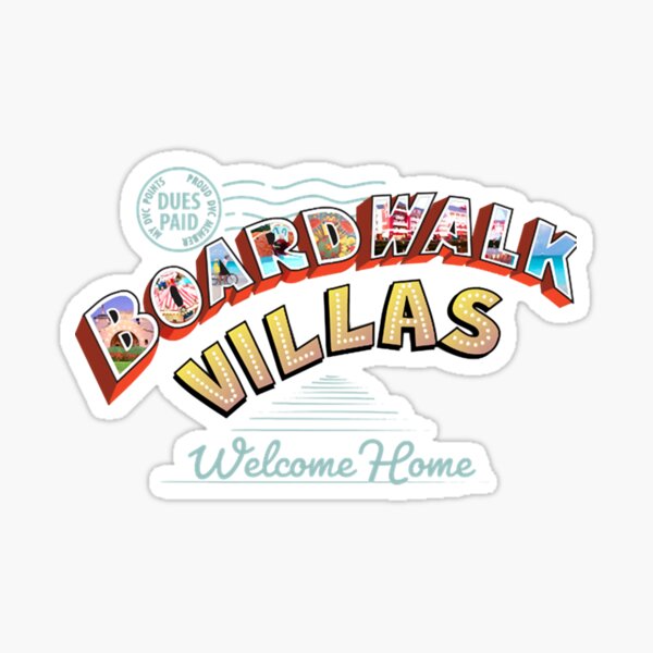 "Boardwalk Villas DVC Owner " Sticker for Sale by GeodAnderson | Redbubble