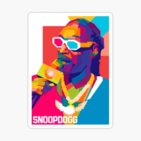 "snoop dogg" Sticker for Sale by donnepoter | Redbubble