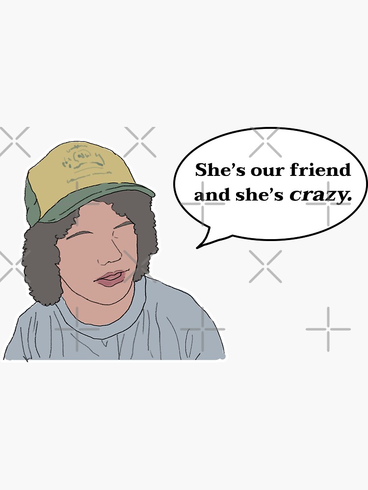 "stranger things dustin henderson quotes" Sticker for Sale by ...