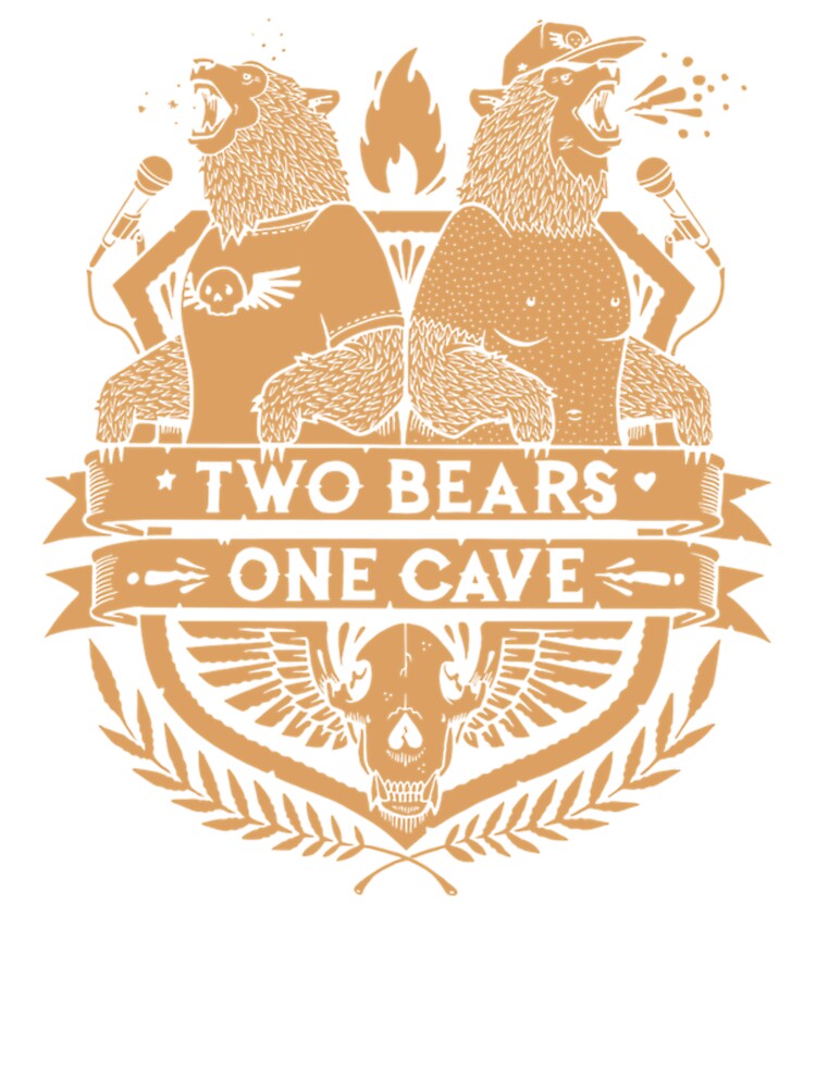 "TWO BEARS ONE CAVE BY JEREMY FISH" Kids T-Shirt for Sale by WileyWolff ...