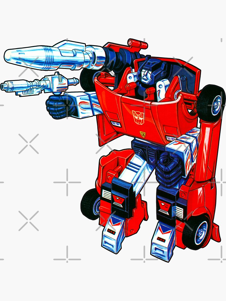 "Sideswipe" Sticker for Sale by CellularSong | Redbubble